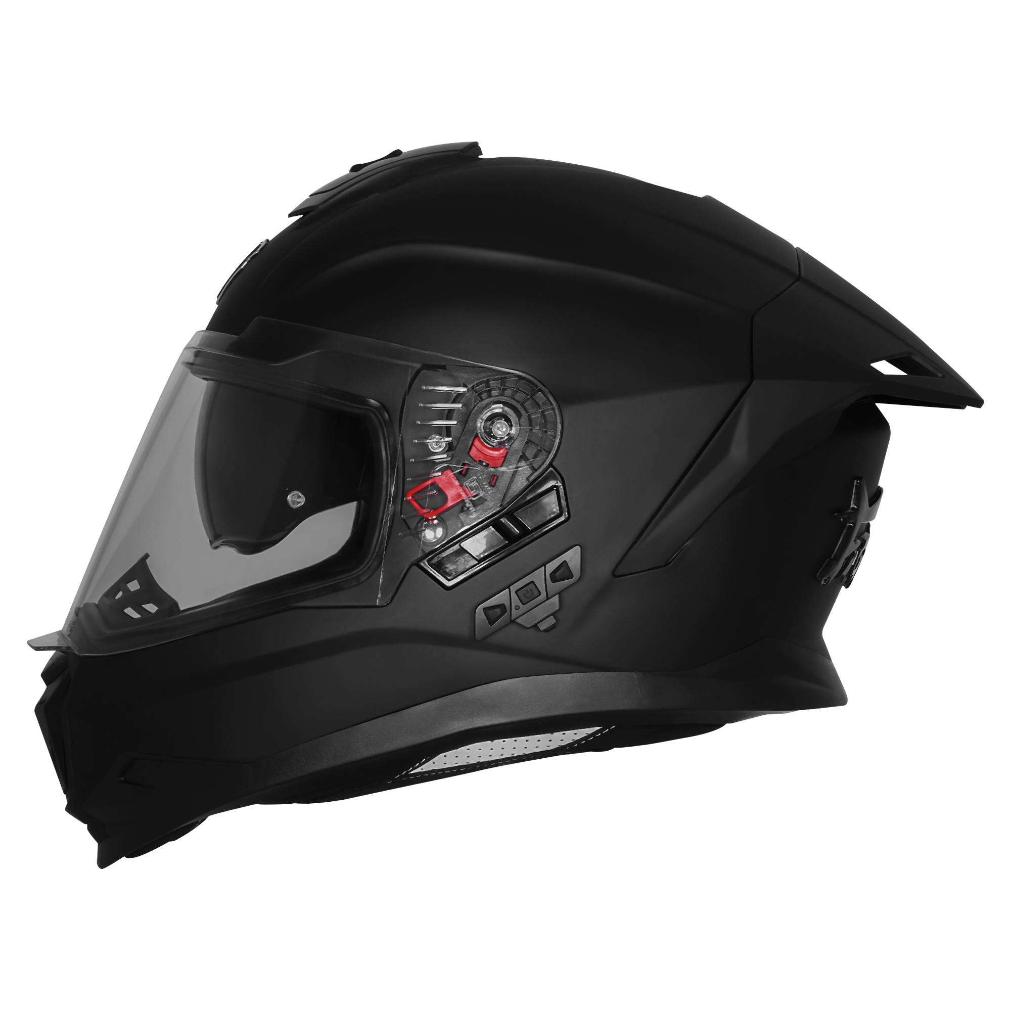 STEELBIRD FIGHTER BASS X BLUETOOTH HELMET - GLOSS BLACK – Arihant Helmets