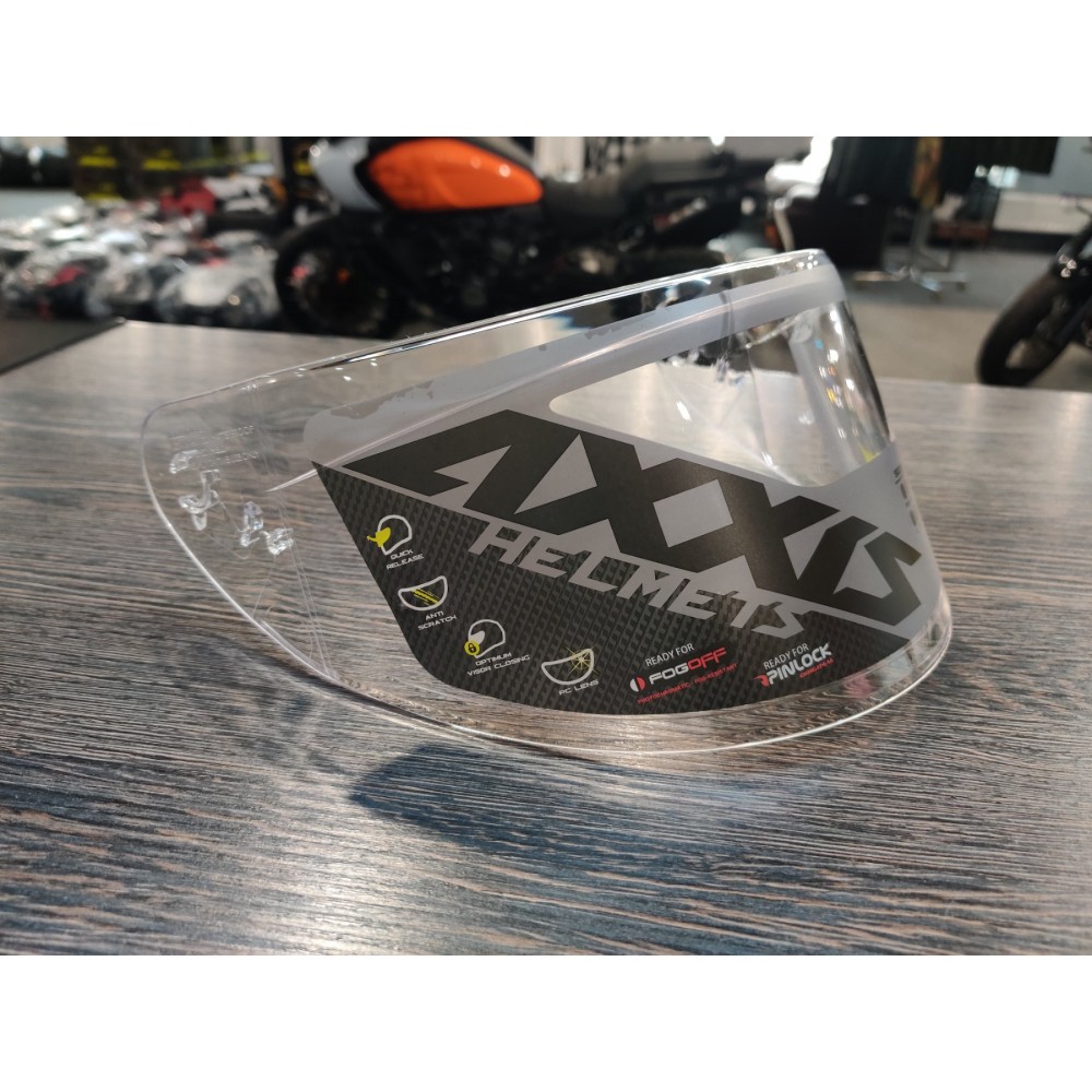 AXXIS V18B (SEGMENT, EAGLE) VISOR – CLEAR - Arihant Helmets